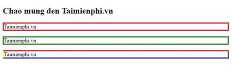Thuộc tính border trong CSS cú pháp và ví dụ minh họa