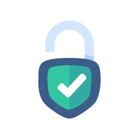 Premium Vector Unlocking The Padlock With Authentication Technology