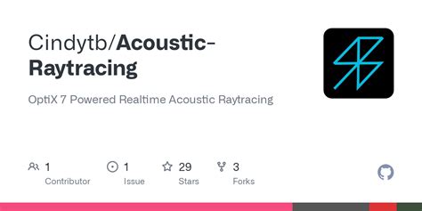 Github Cindytbacoustic Raytracing Optix 7 Powered Realtime Acoustic Raytracing