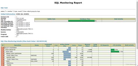 Sql调优和性能监控工具sql Monitor Csdn博客