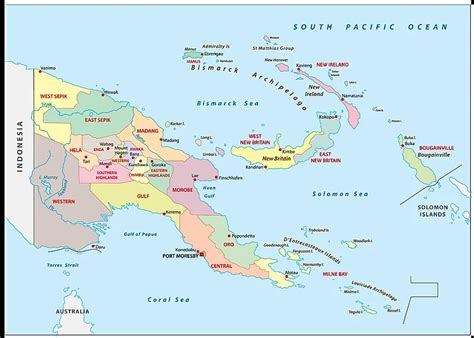 Papua New Guinea Maps And Facts World Atlas