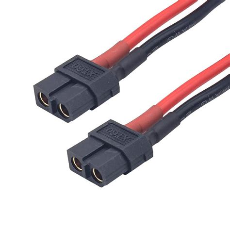 Custom Xt30 Xt60 Xt90 Amass Black Connector Cable For Lithium Battery