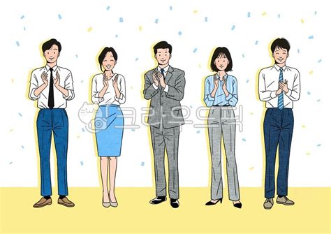 일러스트 라인 라인일러스트 직장인 성인 사진 이미지 일러스트 캘리그라피 Nqkfhrkrl330작가