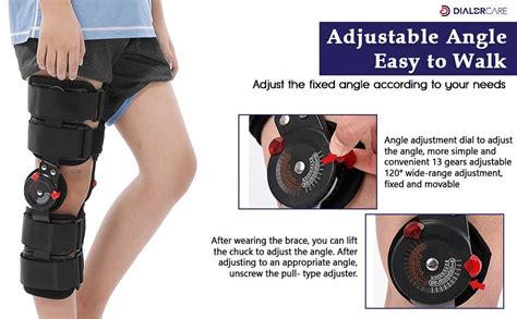 Buy Dialdrcare Hinged Knee Brace Leg Support Protector Medical Meniscus