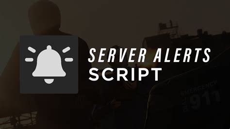 Free Adrencad Server Alerts Script Fivem Releases Cfxre Community