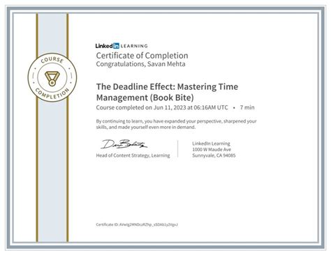 Savan Mehta On Linkedin Certificate Of Completion
