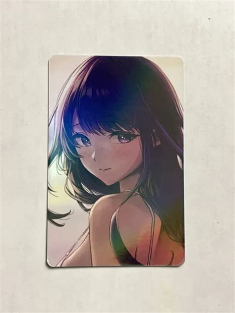 Raiden Shogun Genshin Impact Sexy Hot Acg Goddess Waifu Card Girl