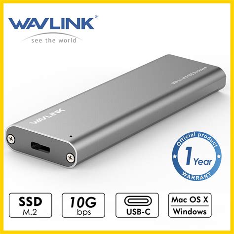 Wavlink USB C Gen External Hard Drive Chassis M Ssd Adapter Hard