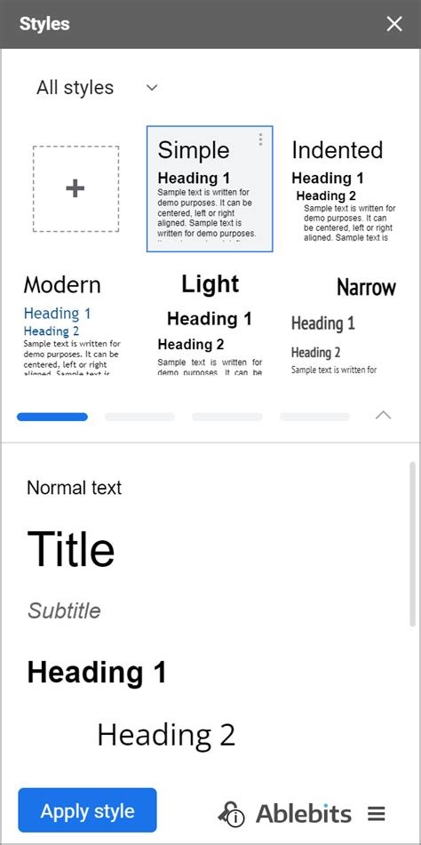 How To Customize Google Docs Guide On Styles Formatting