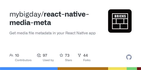 GitHub Mybigday React Native Media Meta Get Media File Metadata In Your React Native App