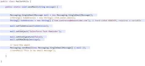 Scheduled Apex Schedulable Class With Messagingsingleemailmessage Utility Code Coverage