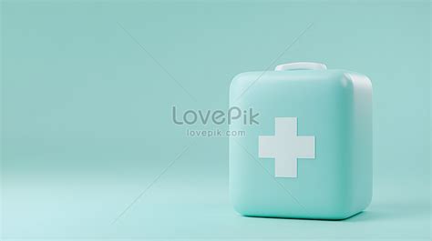 녹색 배경에 의료 키트 아이콘 일러스트 무료 다운로드 Lovepik