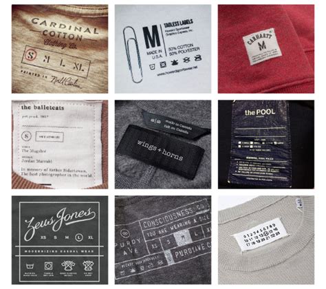 Size Labels Inspiration