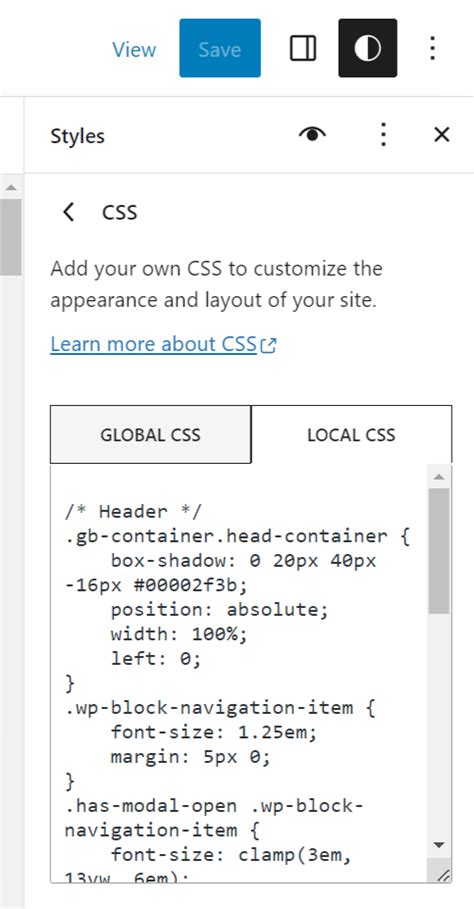 Html Block Wraps Css In Tags And Line Breaks