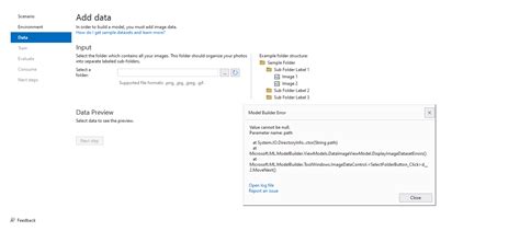 Closing Select A Folder Dialog Window For Image Classification Leads To Error · Issue 2410