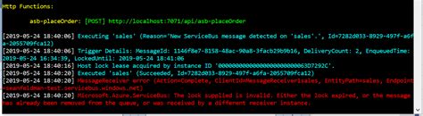 Servicebustrigger And Servicebus Outpub Binding In A Transaction · Issue 2207 · Azureazure