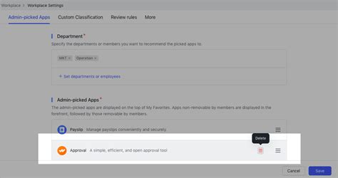 Remove Apps From Workplace
