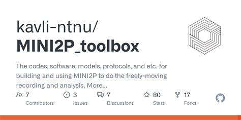 GitHub Kavli Ntnu MINI P Toolbox The Codes Software Models Protocols And Etc For