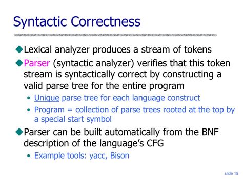 ppt lexical and syntactic analysis powerpoint presentation free