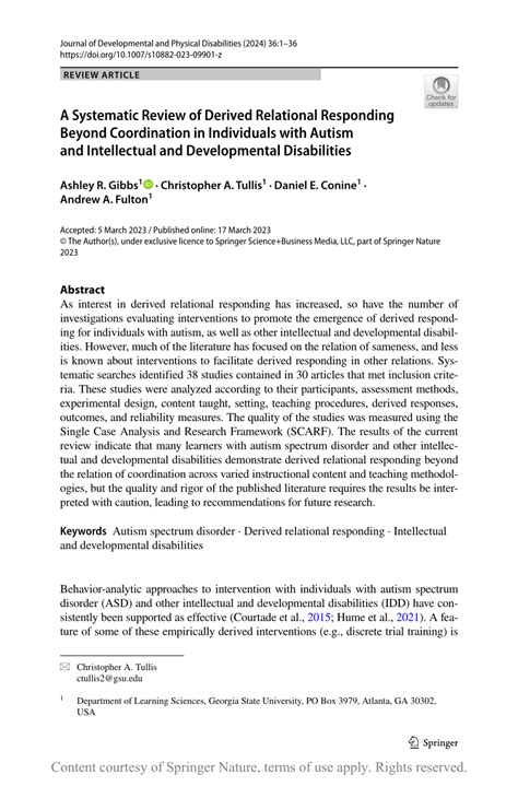 A Systematic Review Of Derived Relational Responding Beyond Coordination In Individuals With