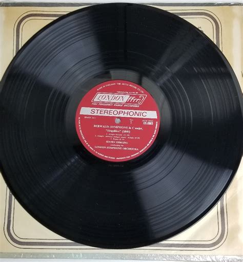 Berwald London Symphony Sixten Ehrling ‎symphony Singulie London Cs 6602 Lp Ebay