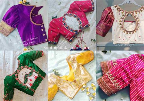 Pattu Saree Blouse Designs Images Stylish Blouse Pattu Saree Blouse