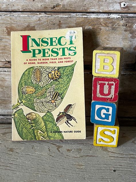 A Golden Guide Incest Pests Etsy