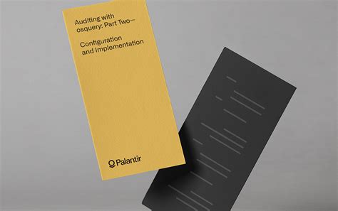 Auditing With Osquery Part Two — Configuration And Implementation By Palantir Palantir Blog