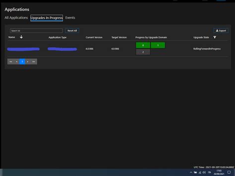 BUG Upgrades In Progress UI Does Not Update When The Upgrade Is Concluded Issue