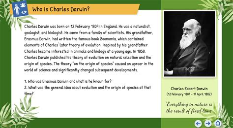charles darwin theory of evolution