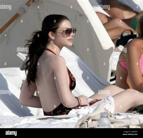 Michelle Trachtenberg Catches Some Sun Before The New Years Eve