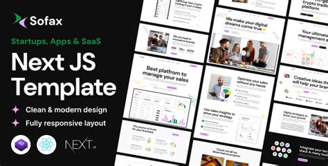 Sofax Saas Startup React Next Js Template Thememag