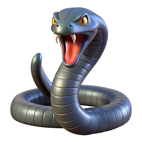 Extraordinary Modern A Hissing Cobra Snake 4k 59615377 Png