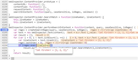 Newline In Regex Search In Chrome Developer Tools Stack Overflow