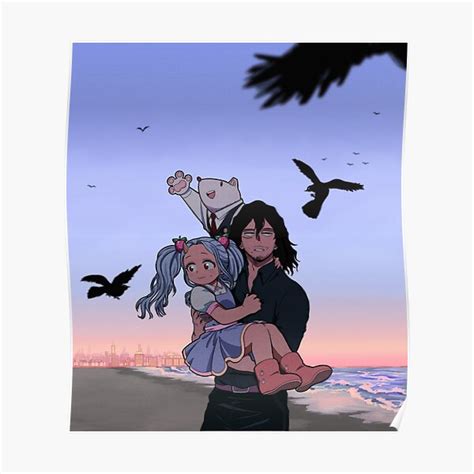 Eri Aizawa And Nezu Poster For Sale By Chubi Lu Redbubble