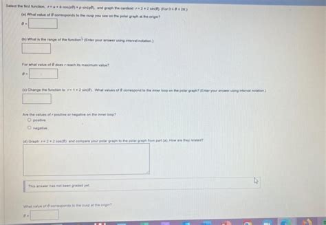 Solved at the first function r a bcos cθ psin φθ and Chegg com
