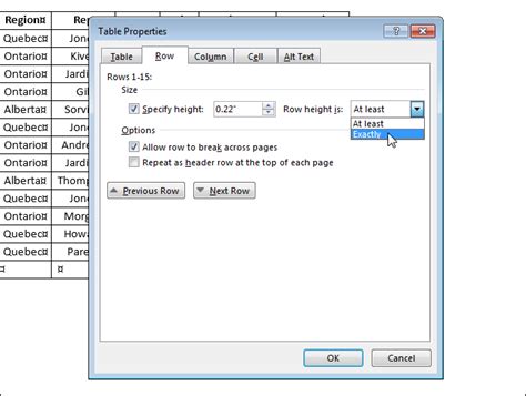 How To Reduce Row Height In Word Table Printable Templates