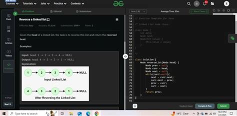 Gfg160 Geekstreak2024 Dsa Problemsolving Linkedlist Samiksha Mishra