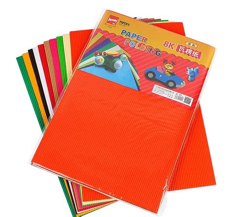 Mhm A4 гофрированный Бумага однотонные Цвет оберточная бумага для цветов бумага для упаковки