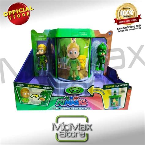 Promo Pj Masks Pjmasks Figure Gekko Transforming Playset Diskon 23 Di