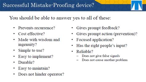 Error Proofing Iatf169492016 Pptx