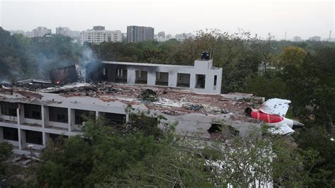 Air India Plane Crash Cctv Footage Shows Bone Chilling Video Of Fatal Incident India News