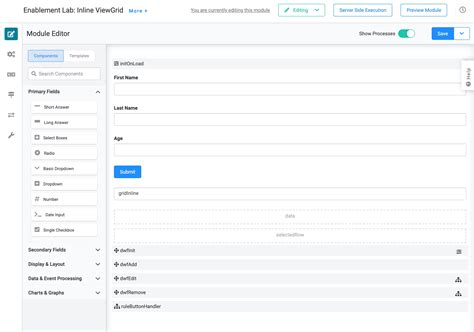 Use Case Inline Viewgrid Using Data Workflows