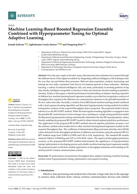pdf machine learning based boosted regression ensemble combined with