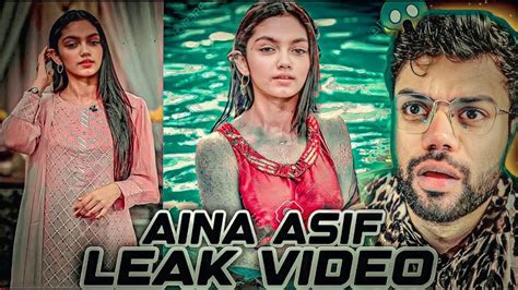 Aina Asif Swimming Pool Video Leak😱aina Asif Leak Video Got Viral