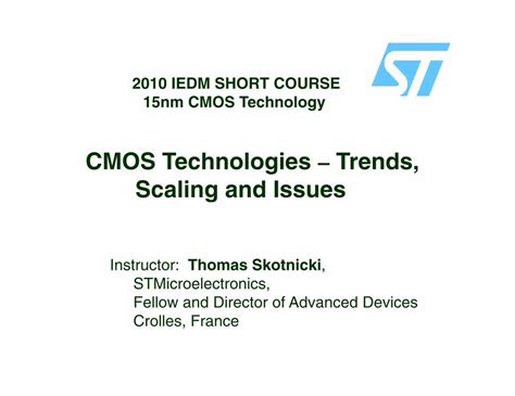 pdf cmos technologies trends scaling and issues dokumen tips