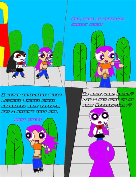 Violet And Blackheart Drink The Grimace Shake By Rcblazer On Deviantart