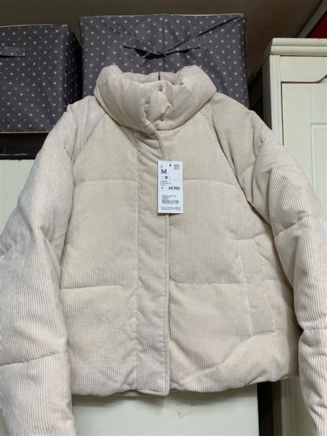 새상품 스파오 파스텔 푸퍼 숏패딩 헬로마켓