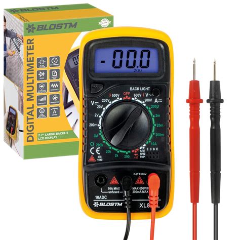 Blostm Multimeter Digital Handmultimeter Voltmeter Digital