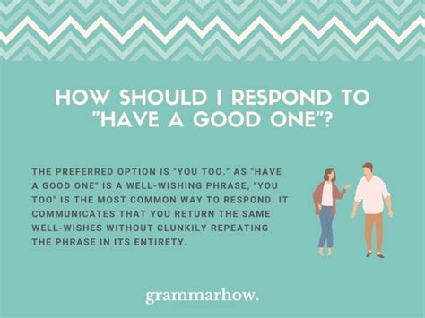 10 Best Reponses To Have A Good One